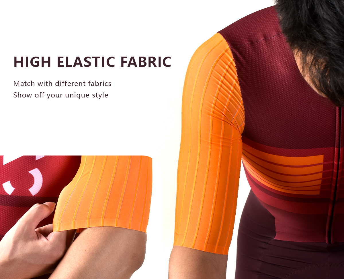 New Fabric For Custom Designed Cycling Apparel With Striking Striped ...
